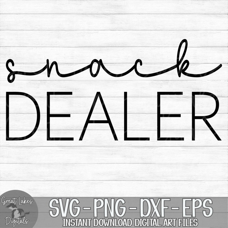 Snack Dealer Instant Digital Download Svg Png Dxf and - Etsy