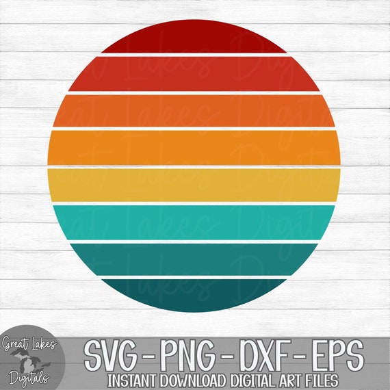 Sunset Instant Digital Download Svg Png Dxf and Eps - Etsy