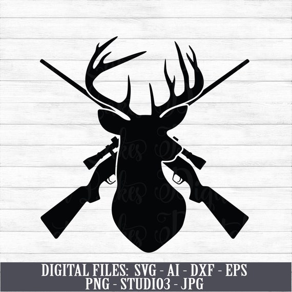 Buck svg hunting svg png files vector files deer svg instant download ...