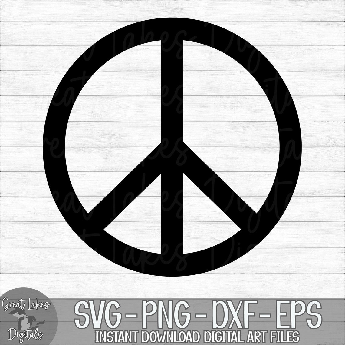 Peace Sign Instant Digital Download Svg Png Dxf and Eps - Etsy