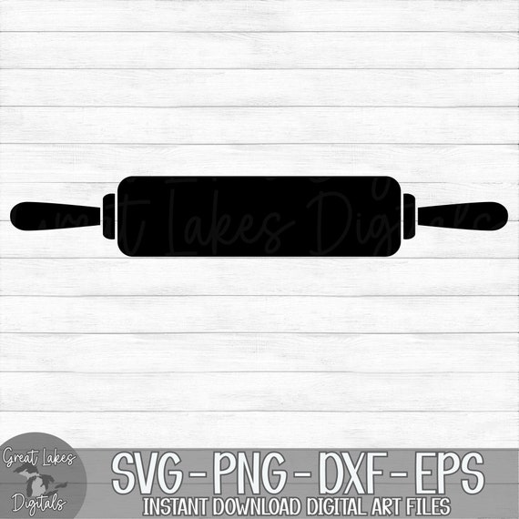Rolling Pin Instant Digital Download Svg Png Dxf and | Etsy
