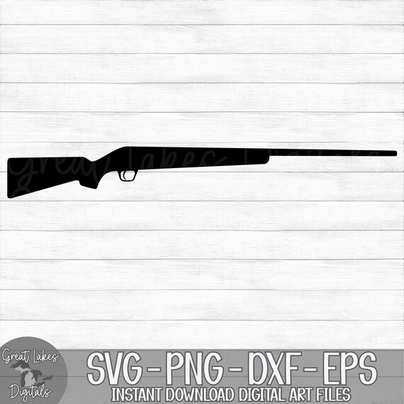 Hunting Rifle Instant Digital Download Svg Png Dxf and - Etsy