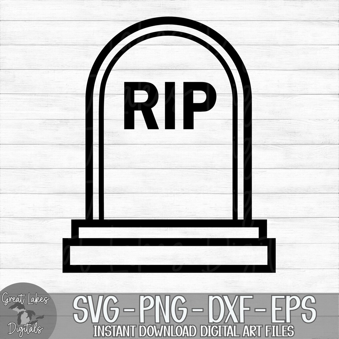 Tombstone Headstone Gravestone Instant Digital Download - Etsy