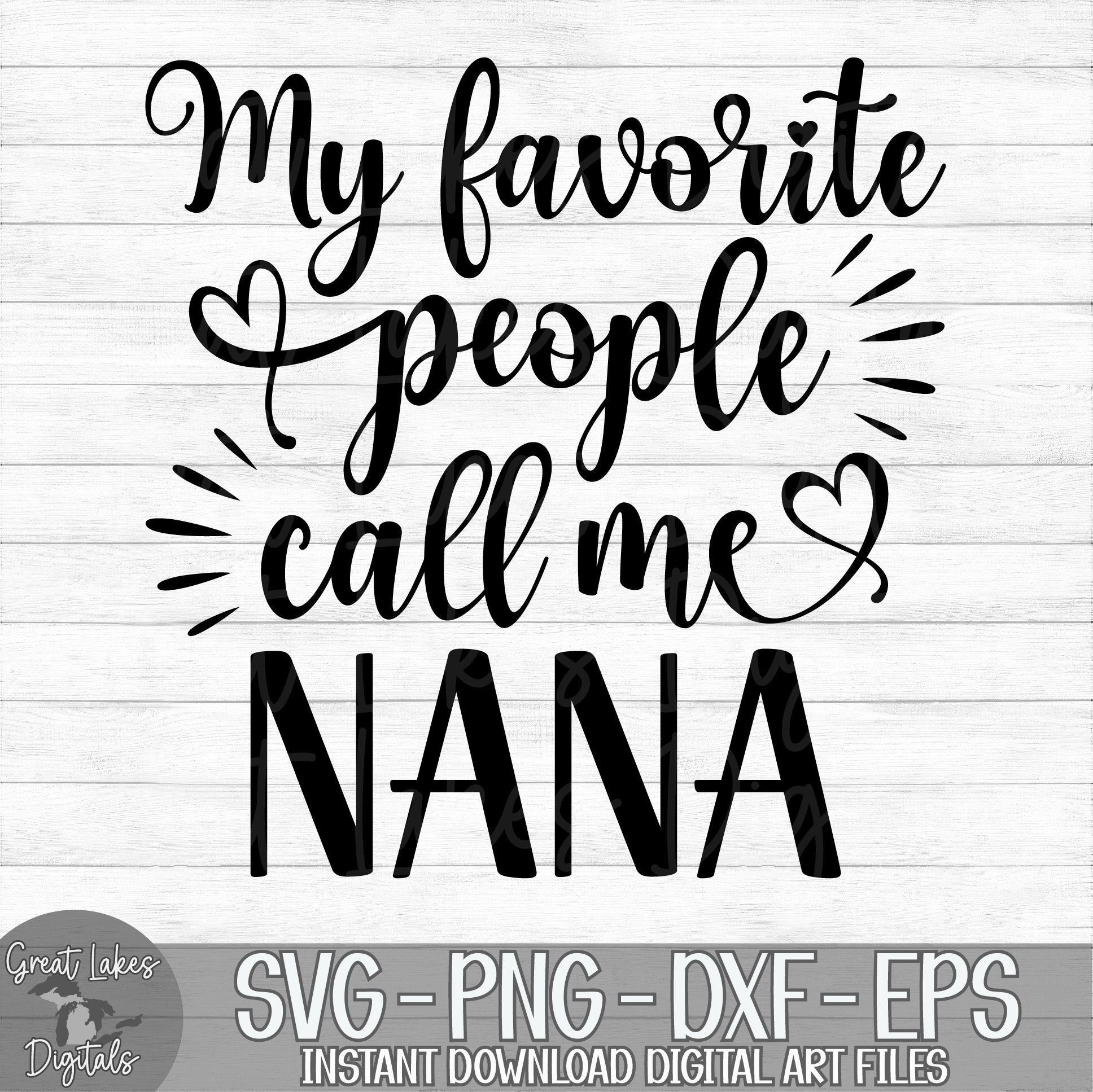 My Favorite People Call Me Mimi Svg - Etsy