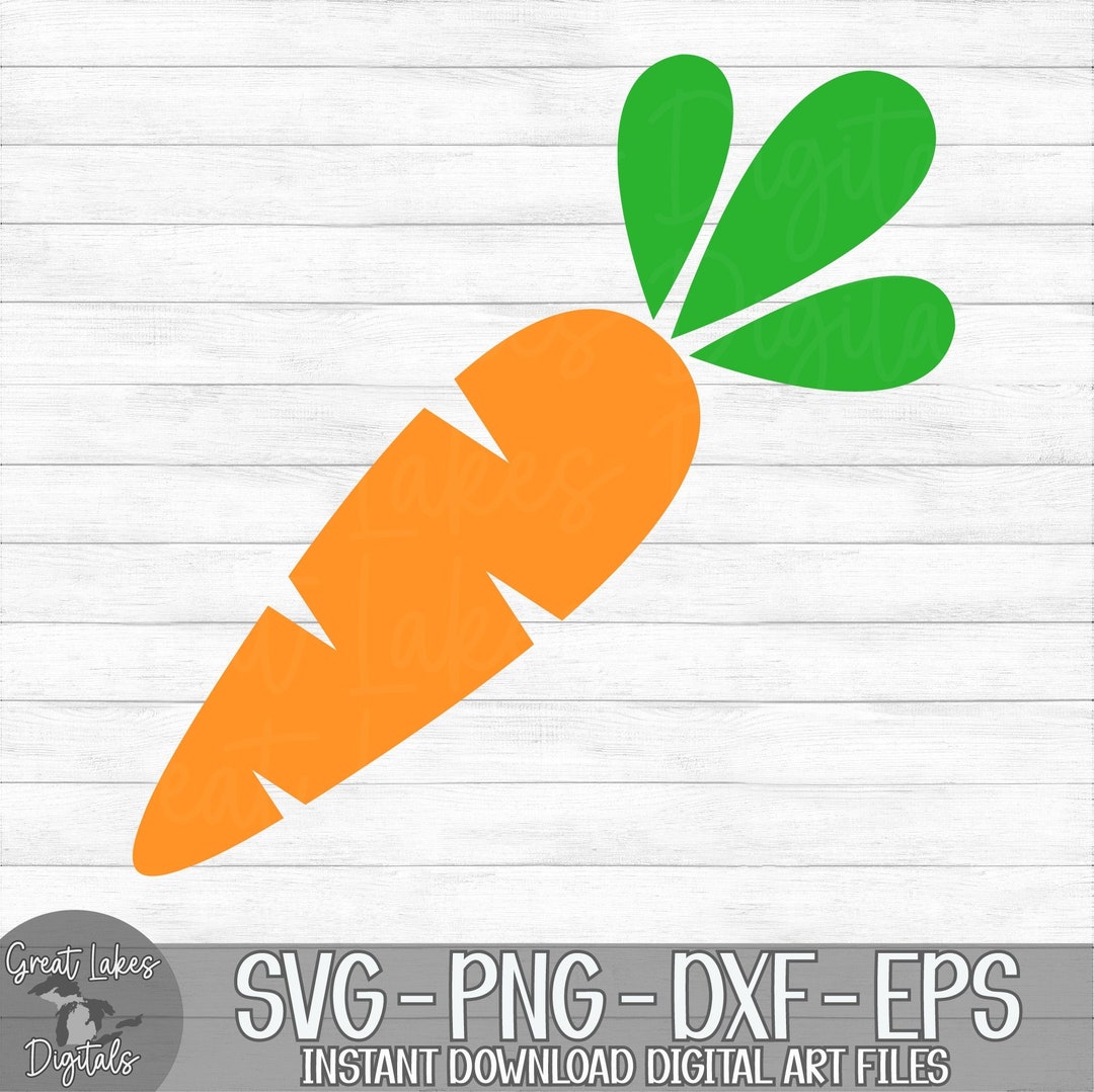 Carrot - Instant Digital Download - Svg, Png, Dxf, and Eps Files ...