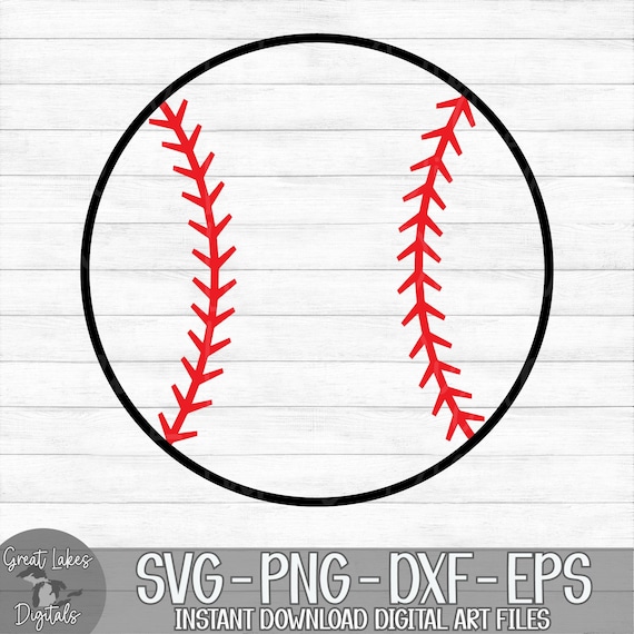 Baseball Instant Digital Download Svg Png Dxf and Eps - Etsy