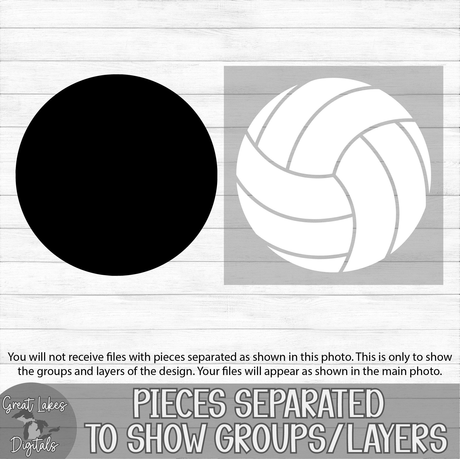 Volleyball - Instant Digital Download - Svg, Png, Dxf, and Eps Files ...