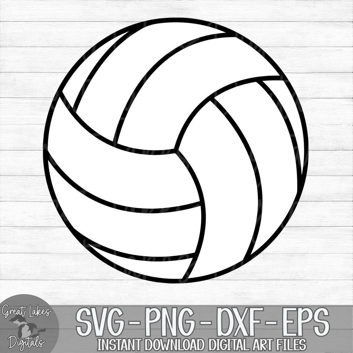 Volleyball - Instant Digital Download - Svg, Png, Dxf, and Eps Files ...
