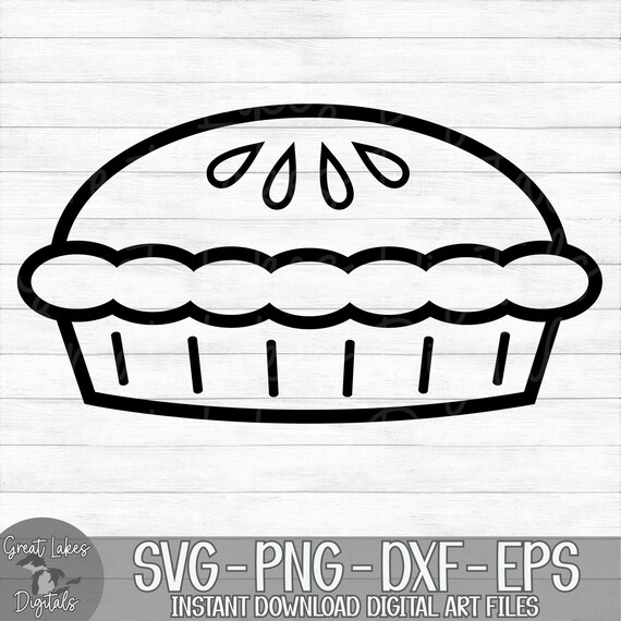 Pie Instant Digital Download Svg Png Dxf and Eps Files - Etsy UK