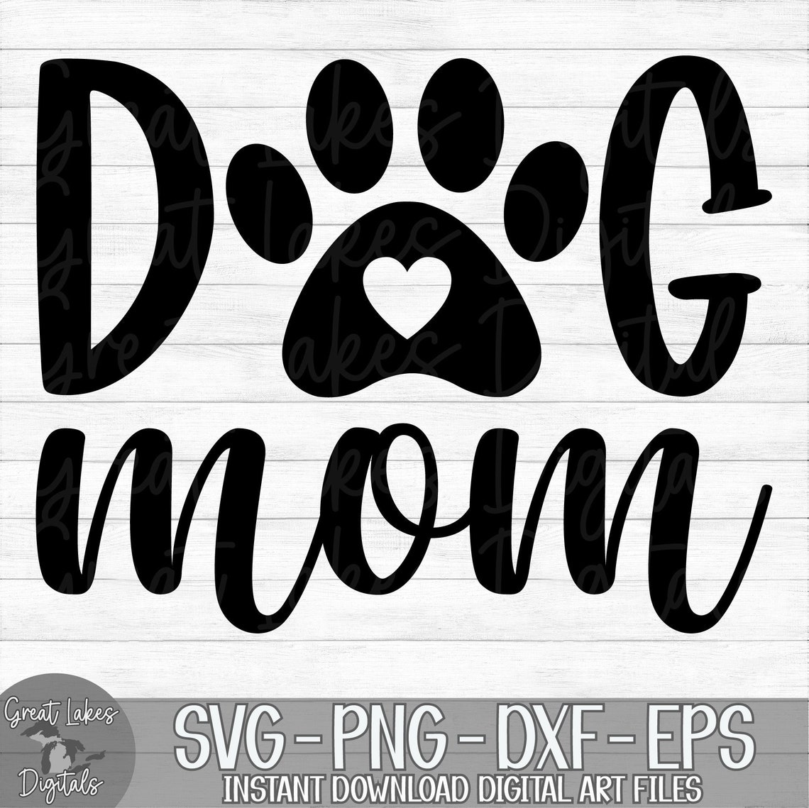 Dog Mom Instant Digital Download Svg Png Dxf and Eps - Etsy