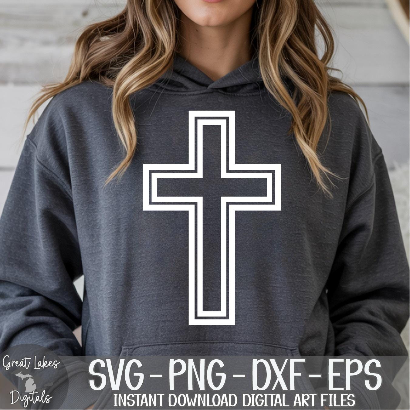 Cross - Instant Digital Download - Svg, Png, Dxf, and Eps Files ...