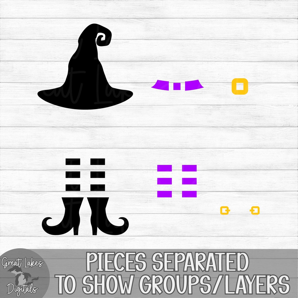 Halloween Witch Monogram Instant Digital Download Svg - Etsy