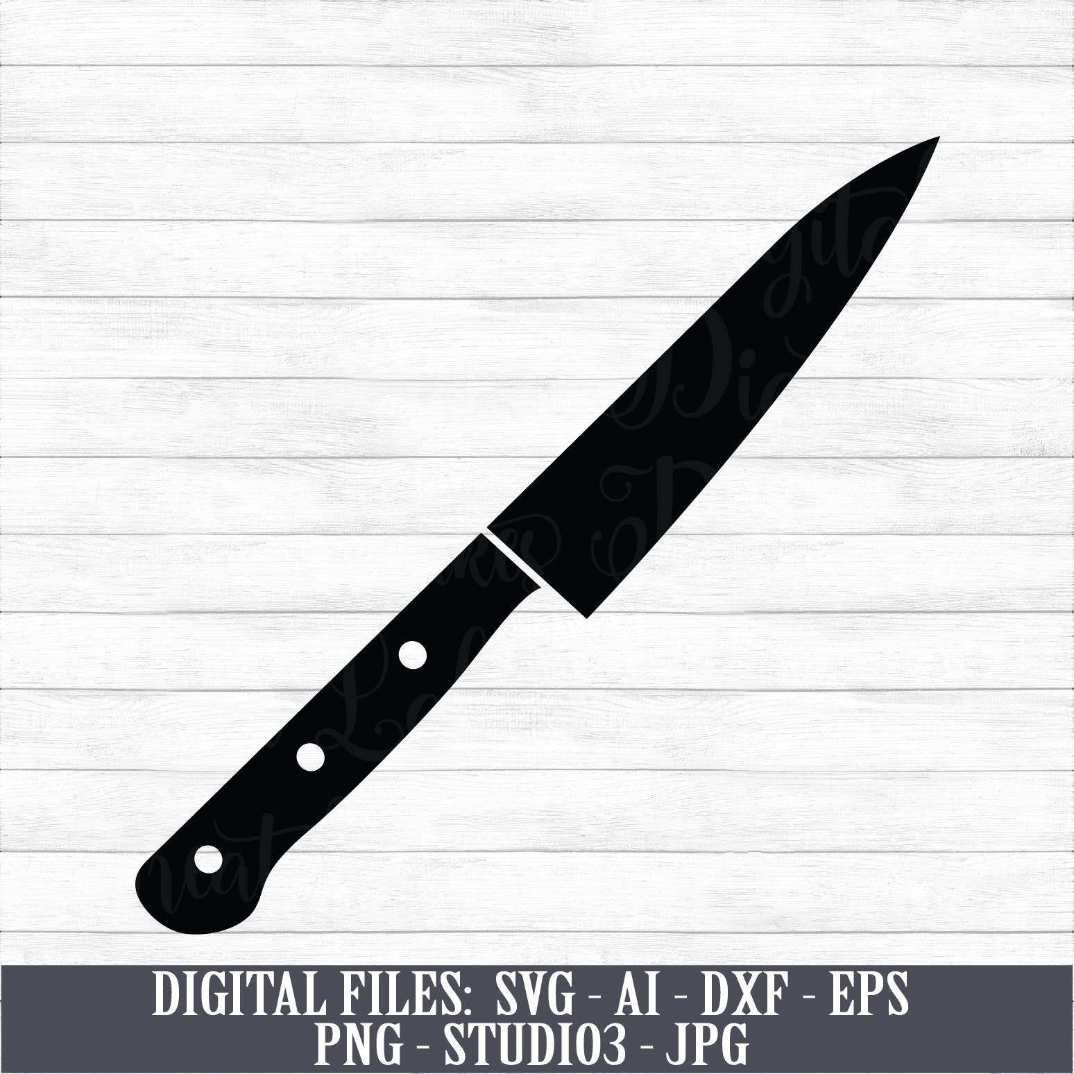 Knife Instant Digital Download svg ai dxf eps png | Etsy