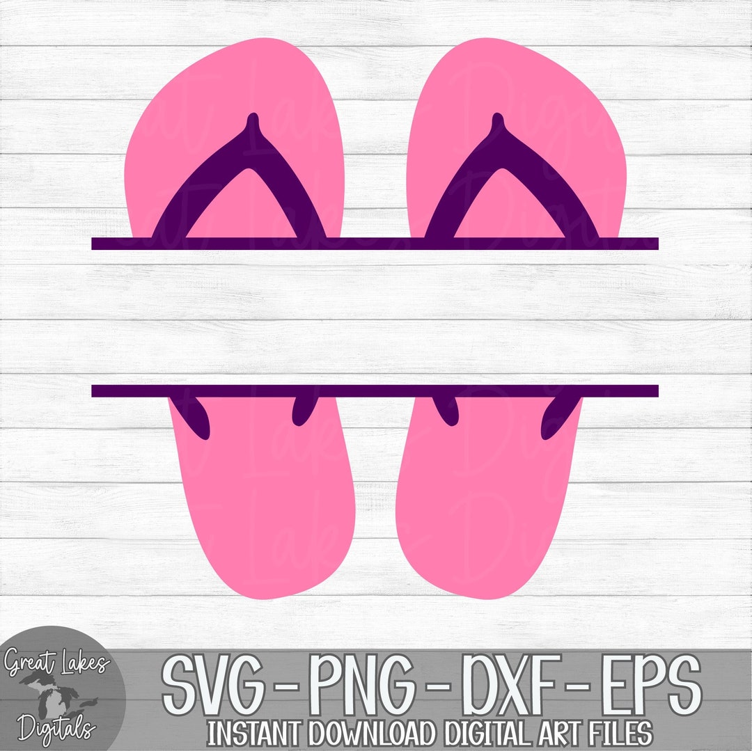 Sandals Monogram Split Name Frame - Instant Digital Download - Svg, Png ...
