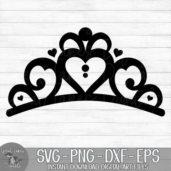 Tiara Princess Crown Instant Digital Download Svg Png - Etsy