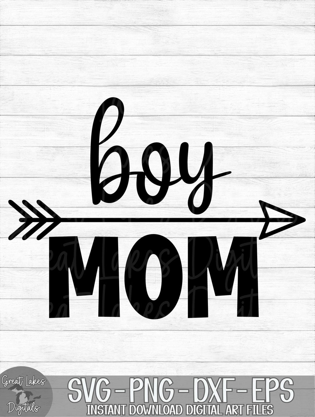 Boy Mom - Instant Digital Download - Svg, Png, Dxf, and Eps Files ...