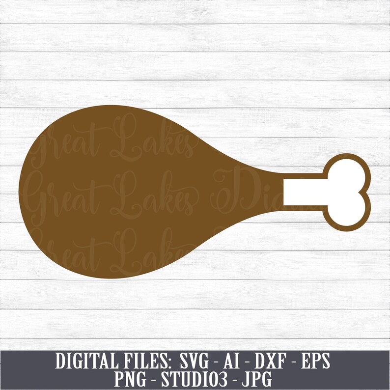 Turkey Leg Instant Digital Download svg ai dxf eps png | Etsy