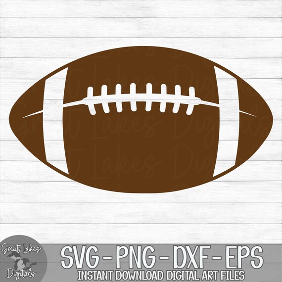 Football Instant Digital Download Svg Png Dxf and Eps - Etsy