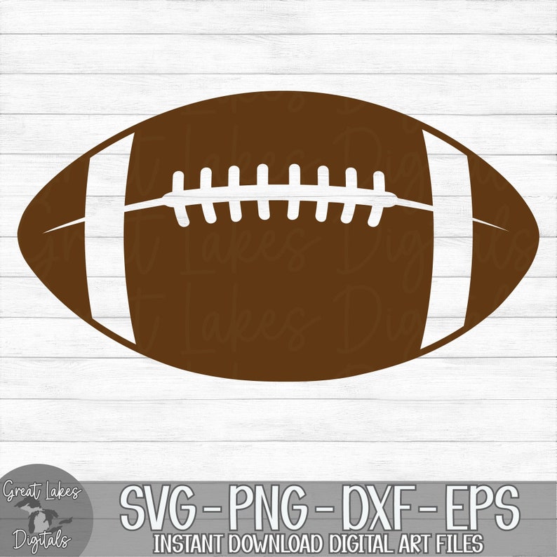 Football Instant Digital Download Svg Png Dxf and Eps - Etsy