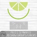 Lime Slice - Instant Digital Download - Svg, Png, Dxf, and Eps Files ...