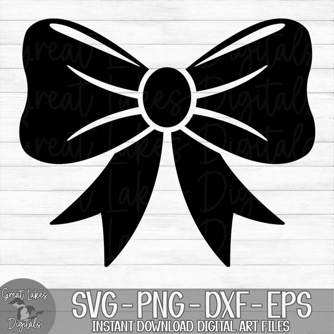 Bow Instant Digital Download Svg, Png, Dxf, and Eps Files Included - Etsy