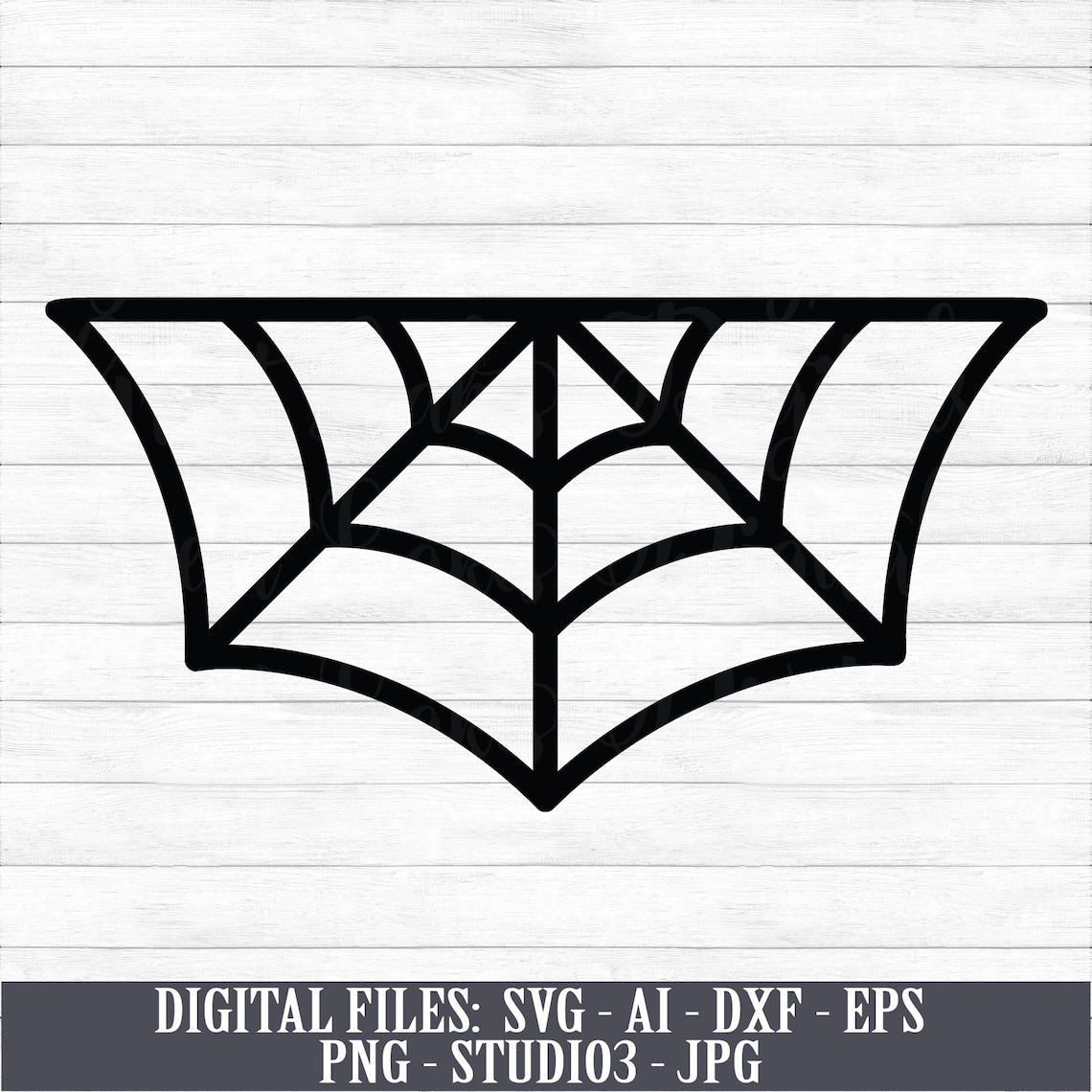 Half Spiderweb Instant Digital Download svg ai dxf eps | Etsy