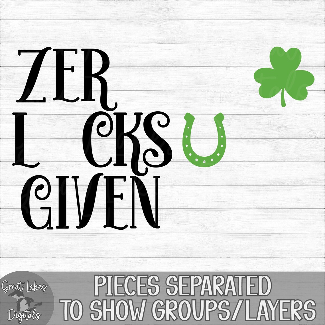 Zero Lucks Given Instant Digital Download Svg Png Dxf - Etsy