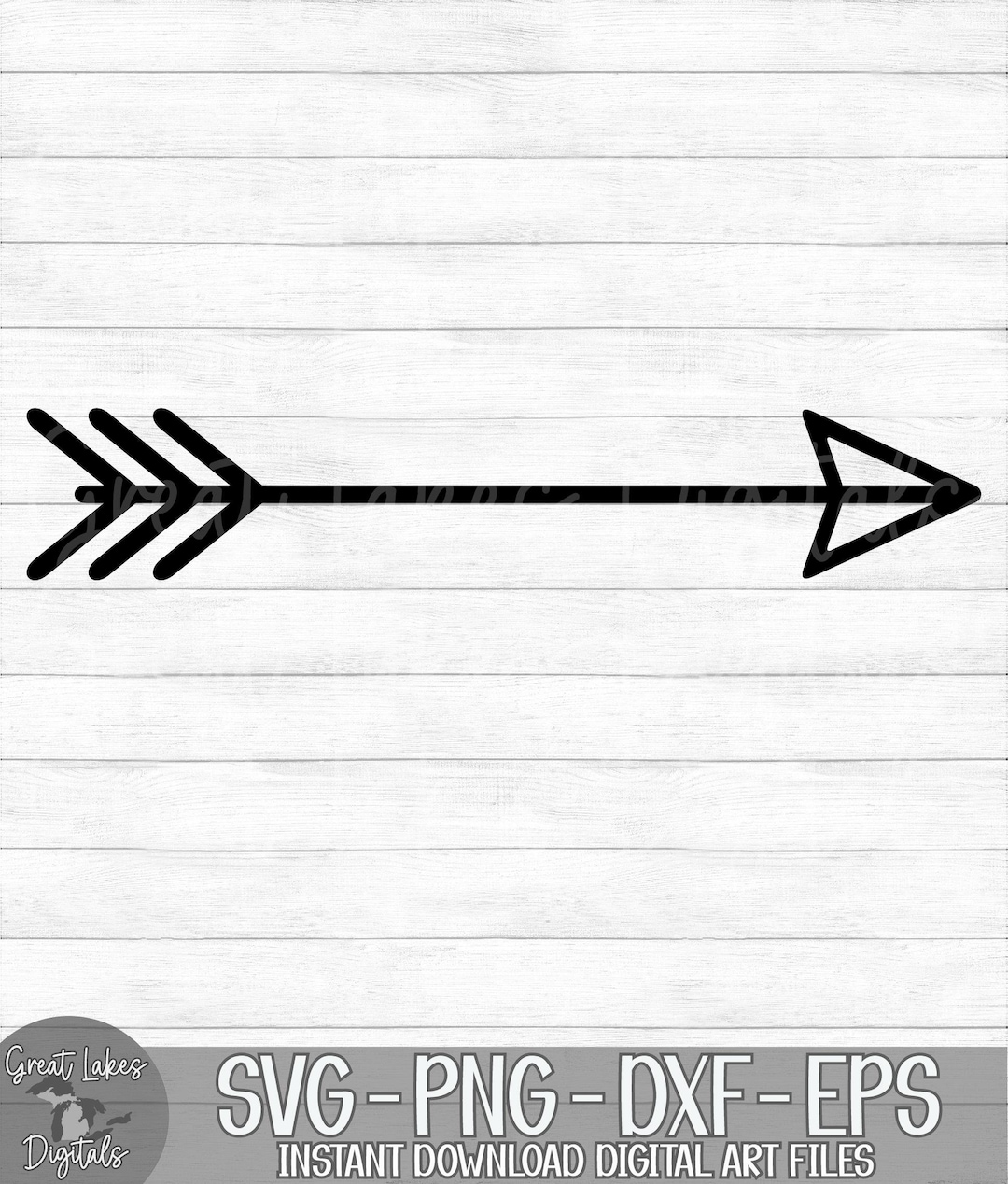 Arrow - Instant Digital Download - Svg, Png, Dxf, and Eps Files ...