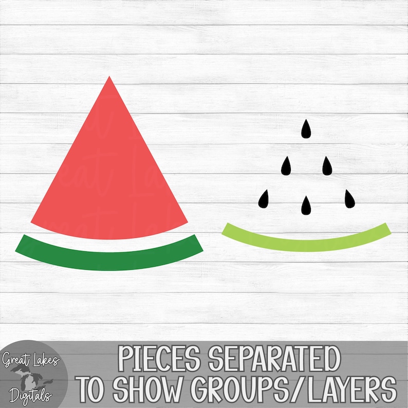 Watermelon - Instant Digital Download - Svg, Png, Dxf, and Eps Files ...