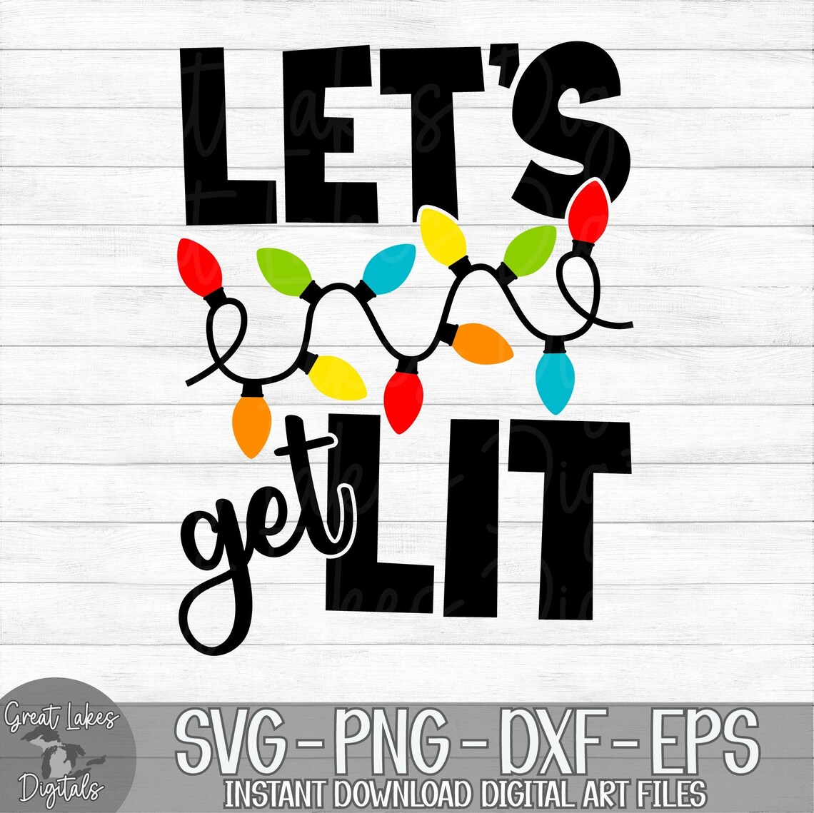 Let's Get Lit Instant Digital Download Svg Png Dxf - Etsy