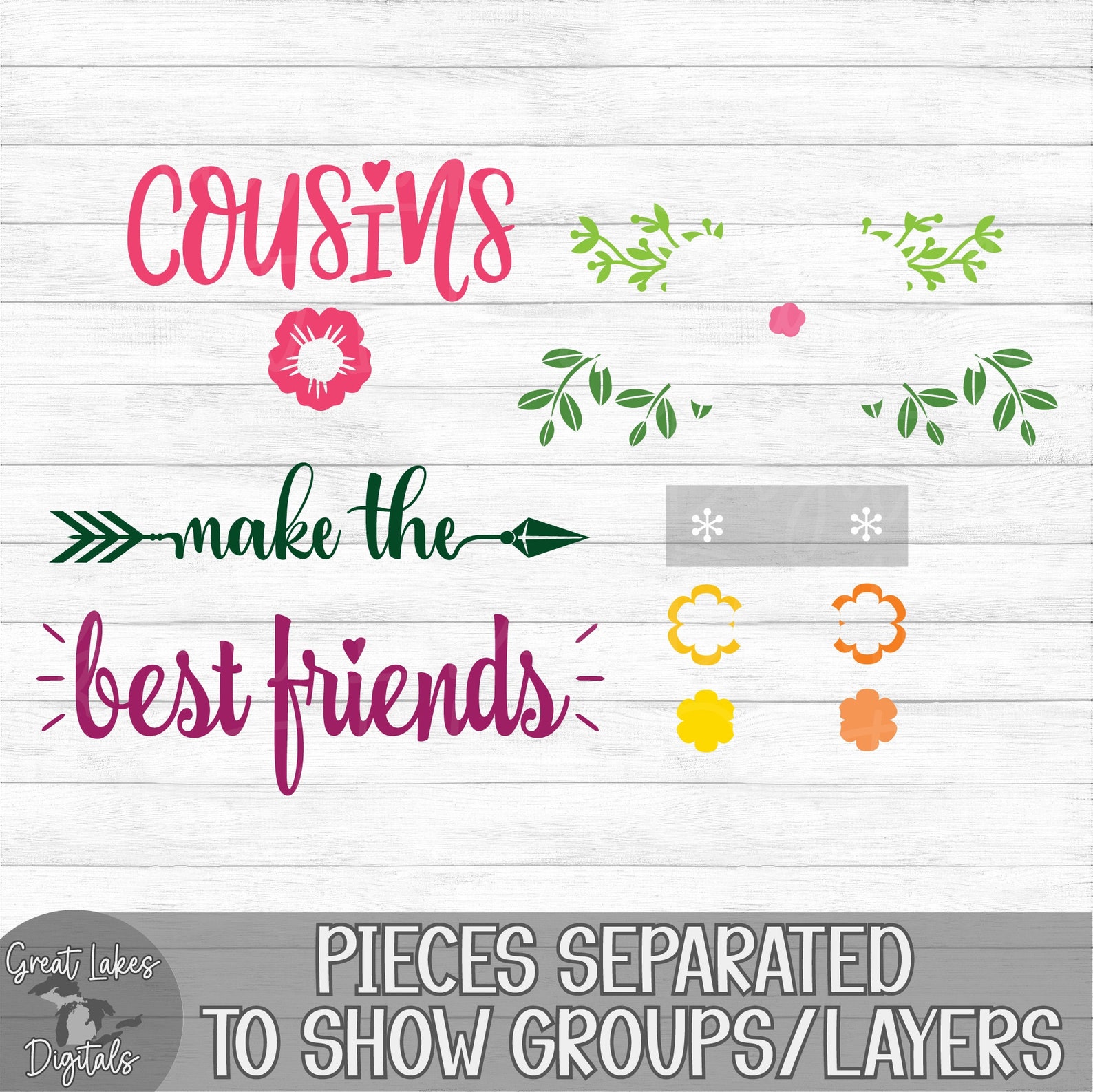 Cousins Make the Best Friends Instant Digital Download - Etsy