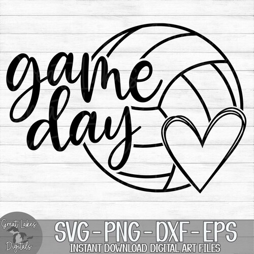Game Day Instant Digital Download Svg Png Dxf and Eps - Etsy