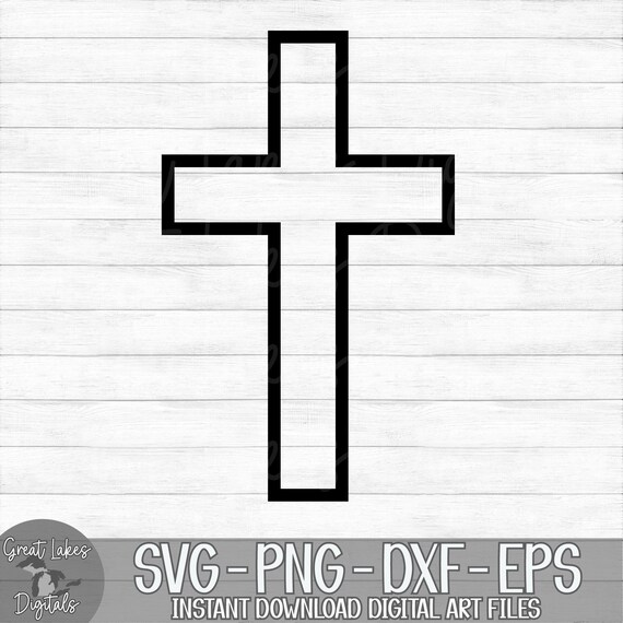 Cross Instant Digital Download Svg Png Dxf and Eps - Etsy