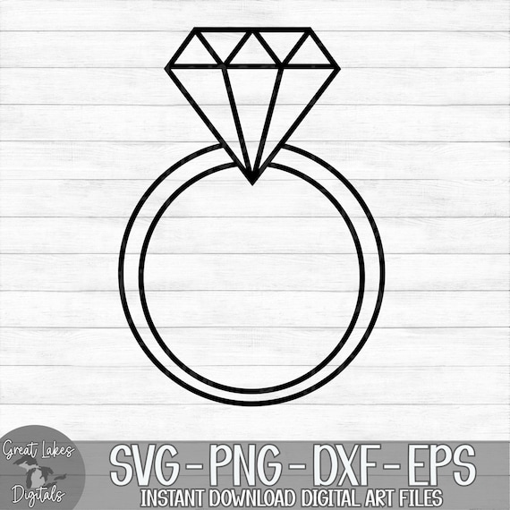Wedding Ring Engagement Ring Instant Digital Download - Etsy