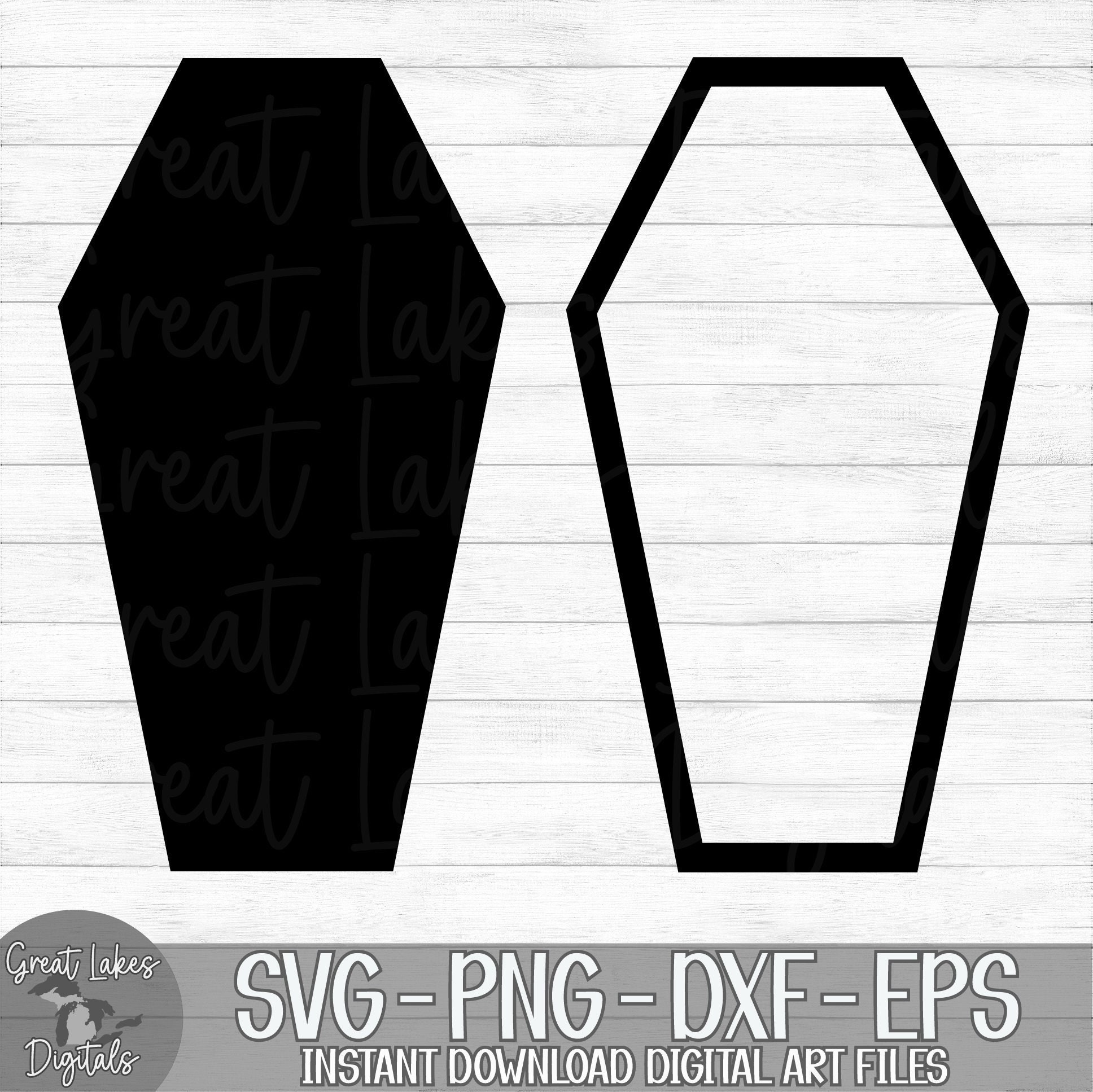Coffins Instant Digital Download Svg Png Dxf and Eps - Etsy Australia