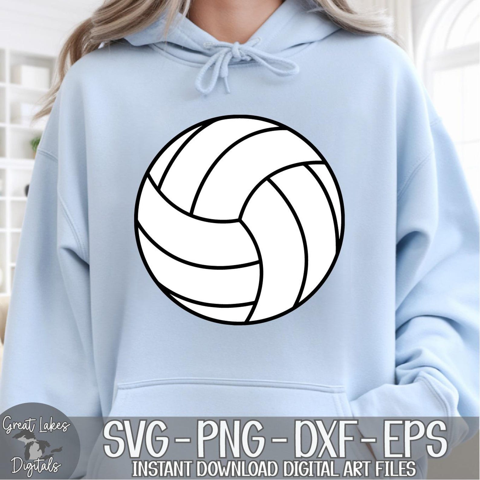 Volleyball - Instant Digital Download - Svg, Png, Dxf, and Eps Files ...