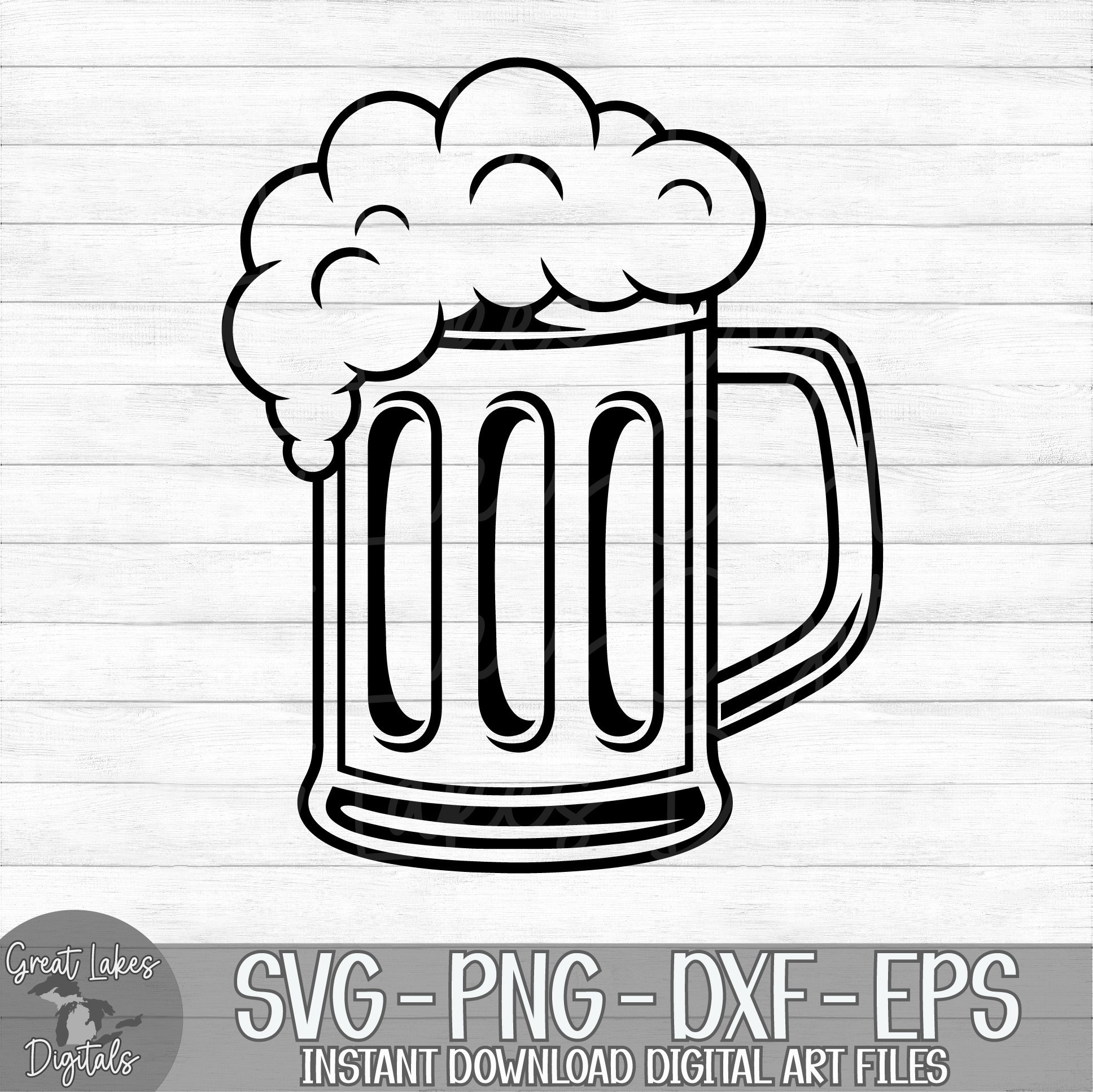 Beer Mug Instant Digital Download Svg Png Dxf and Eps - Etsy Canada