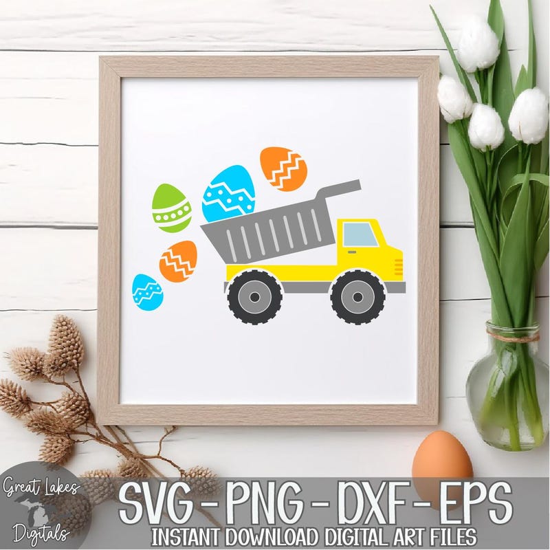 Easter Truck Svg - Etsy