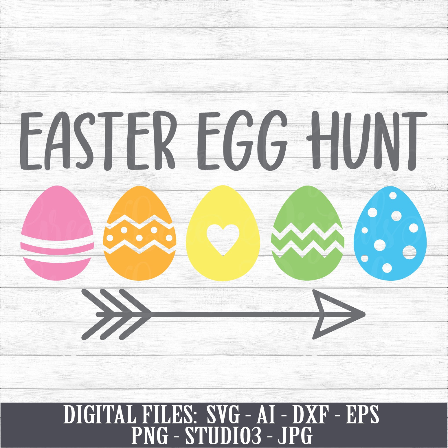 Easter Egg Hunt Instant Digital Download svg ai dxf eps | Etsy
