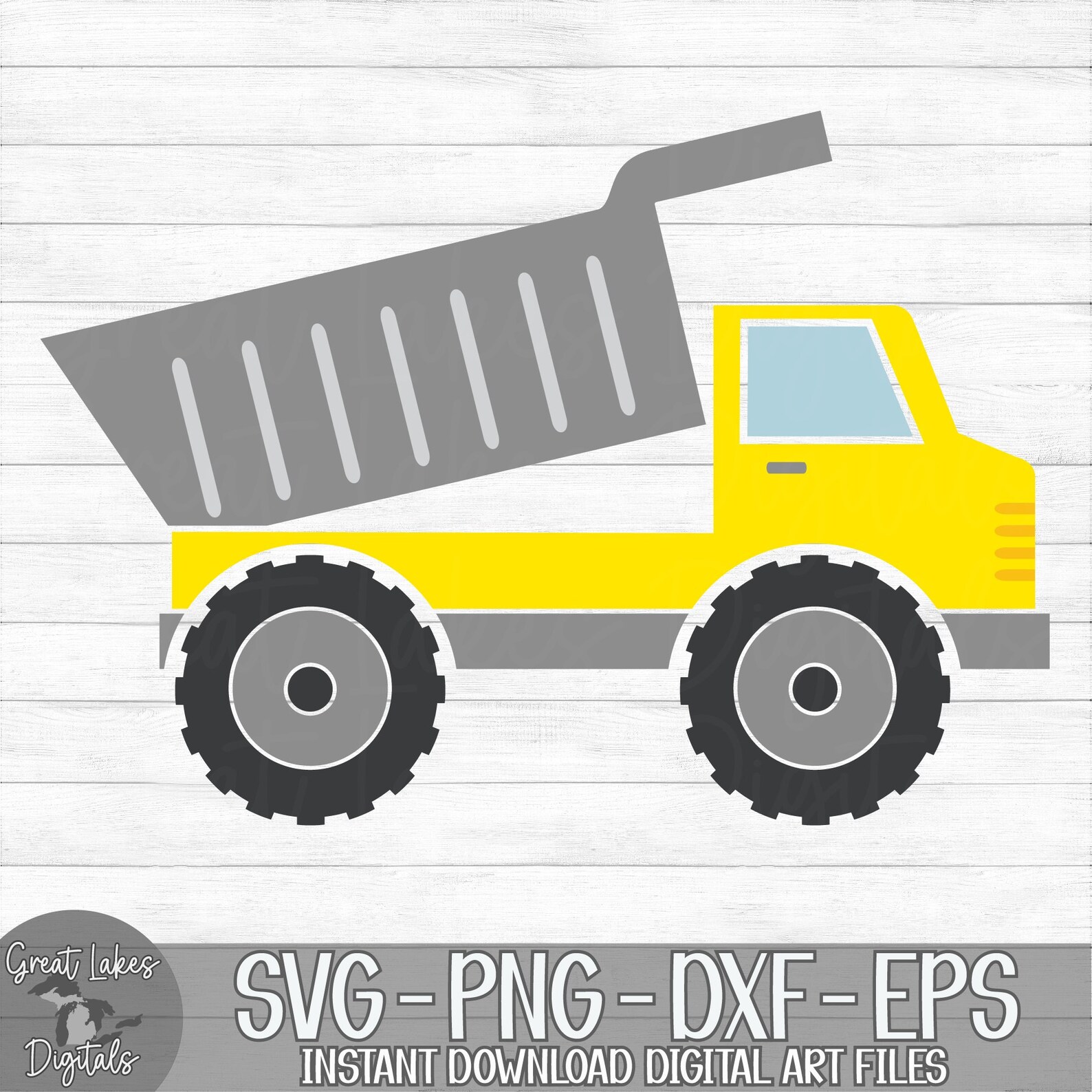 Dump Truck Instant Digital Download Svg Png Dxf and Eps - Etsy