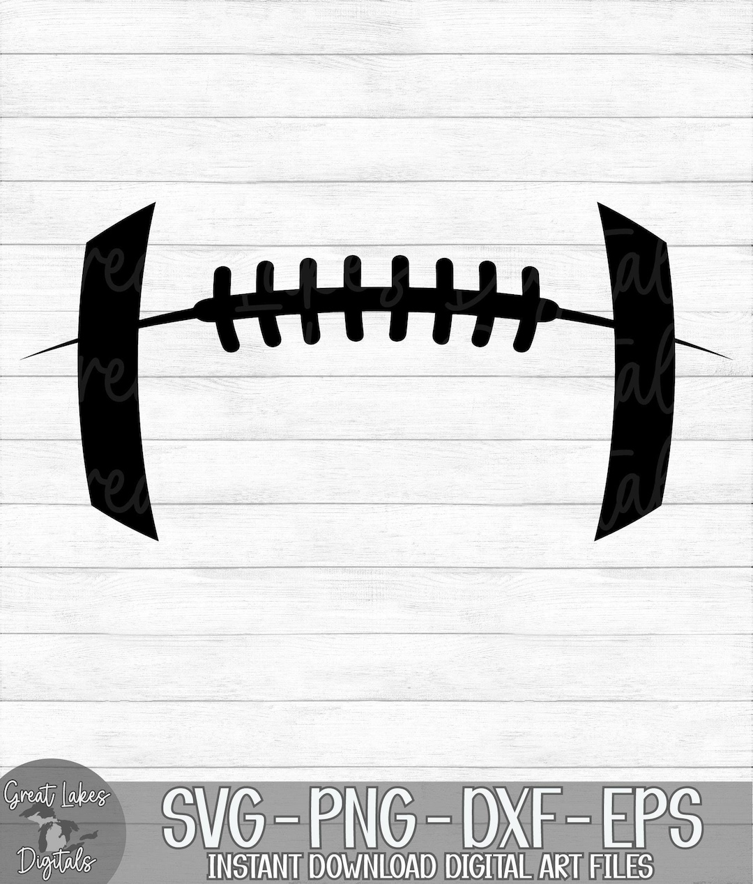 Football - Instant Digital Download - Svg, Png, Dxf, and Eps Files ...