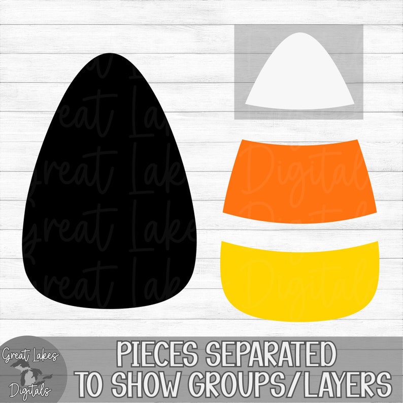 Candy Corn - Instant Digital Download - Svg, Png, Dxf, and Eps Files ...