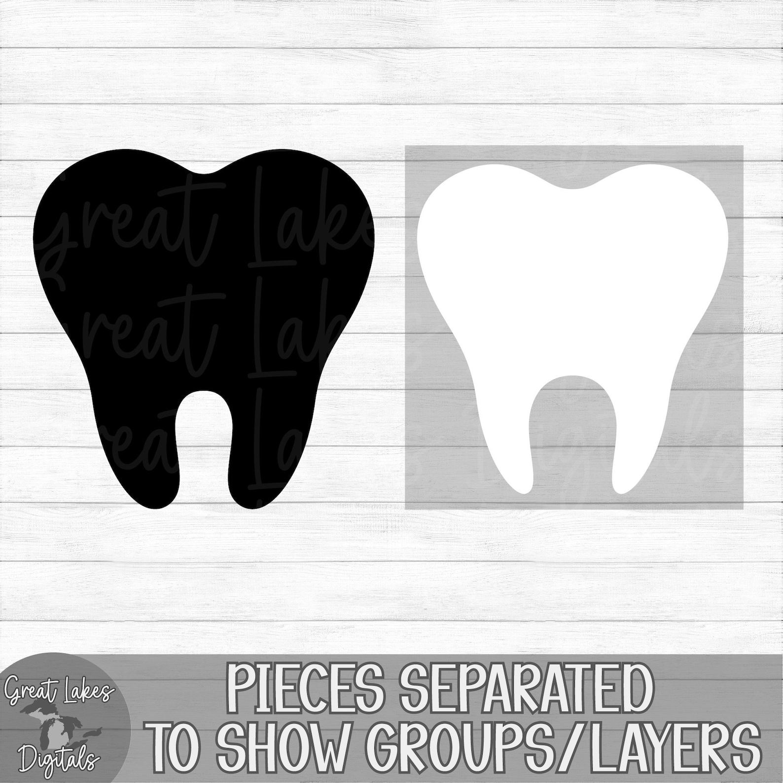Tooth Instant Digital Download Svg Png Dxf and Eps - Etsy