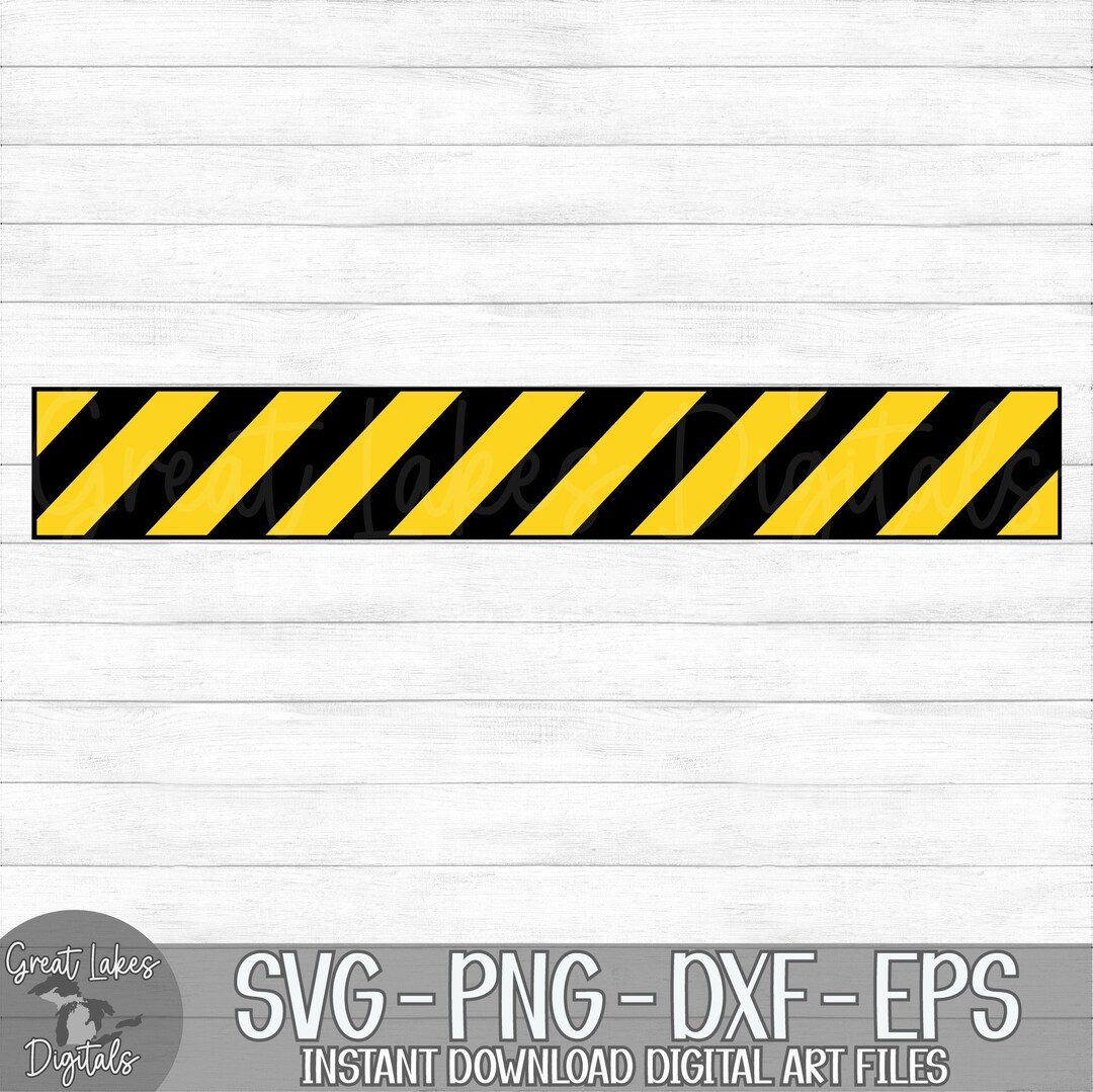 Caution Tape Instant Digital Download Svg, Png, Dxf, and Eps Files ...