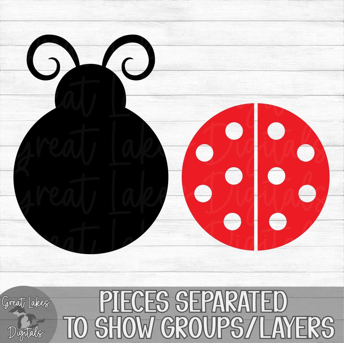 Ladybug Instant Digital Download Svg Png Dxf and Eps - Etsy