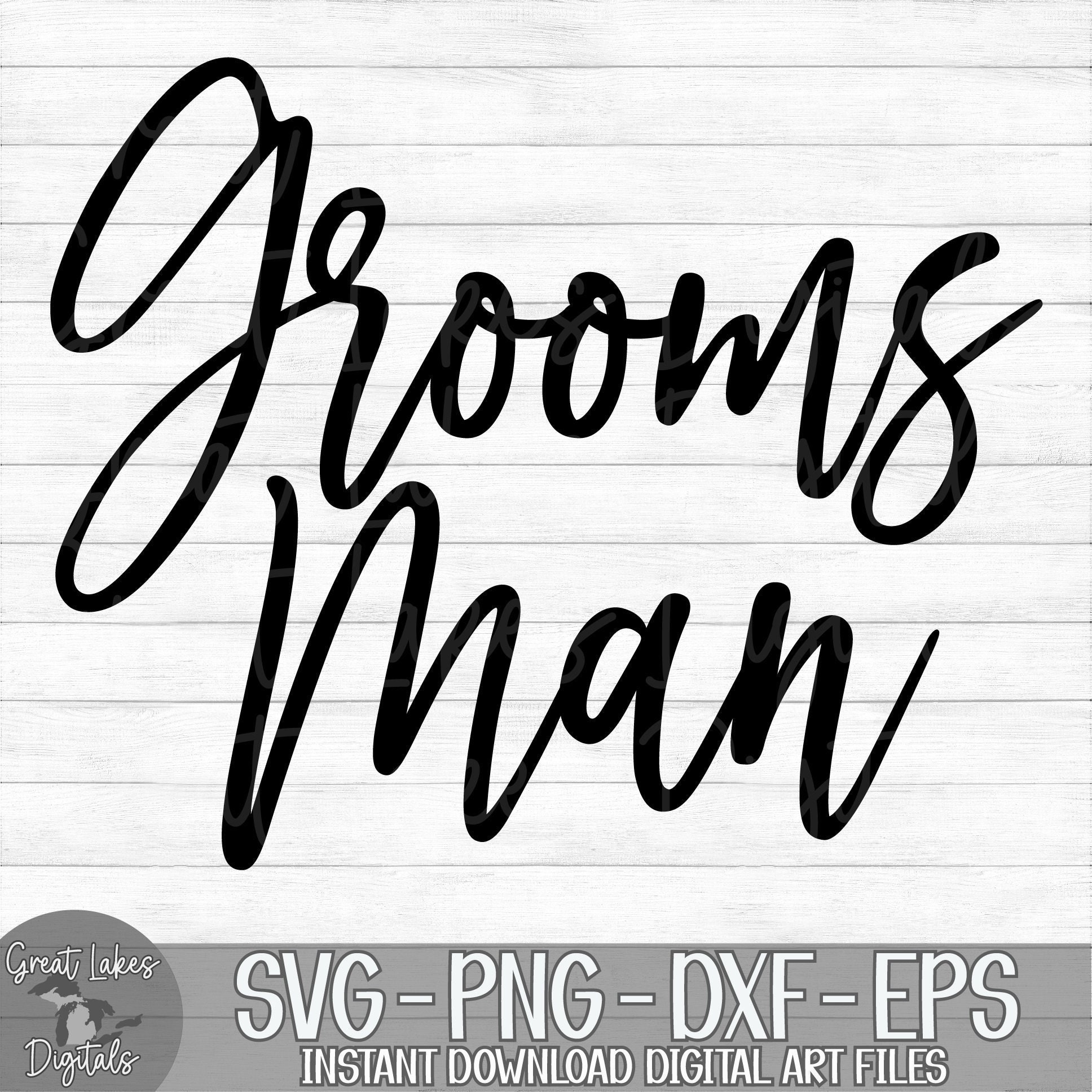 Groomsman Instant Digital Download Svg Png Dxf and Eps - Etsy