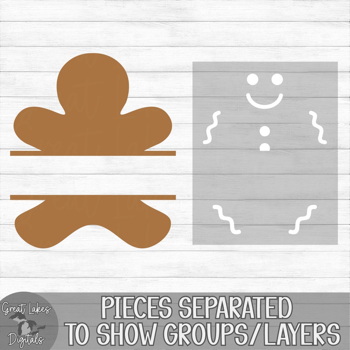 Gingerbread Man Instant Digital Download Svg Png Dxf - Etsy