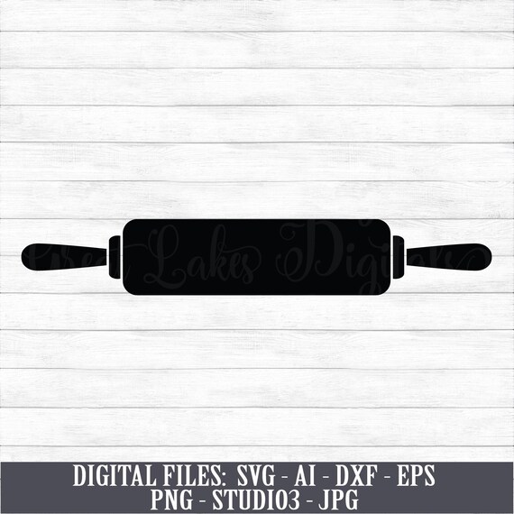 Rolling Pin Instant Digital Download Svg Ai Dxf Eps | Etsy