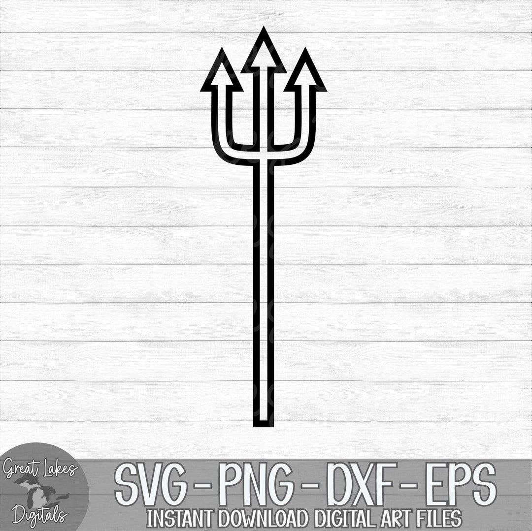 Pitchfork, Trident, Halloween, Devil's Pitchfork - Instant Digital ...