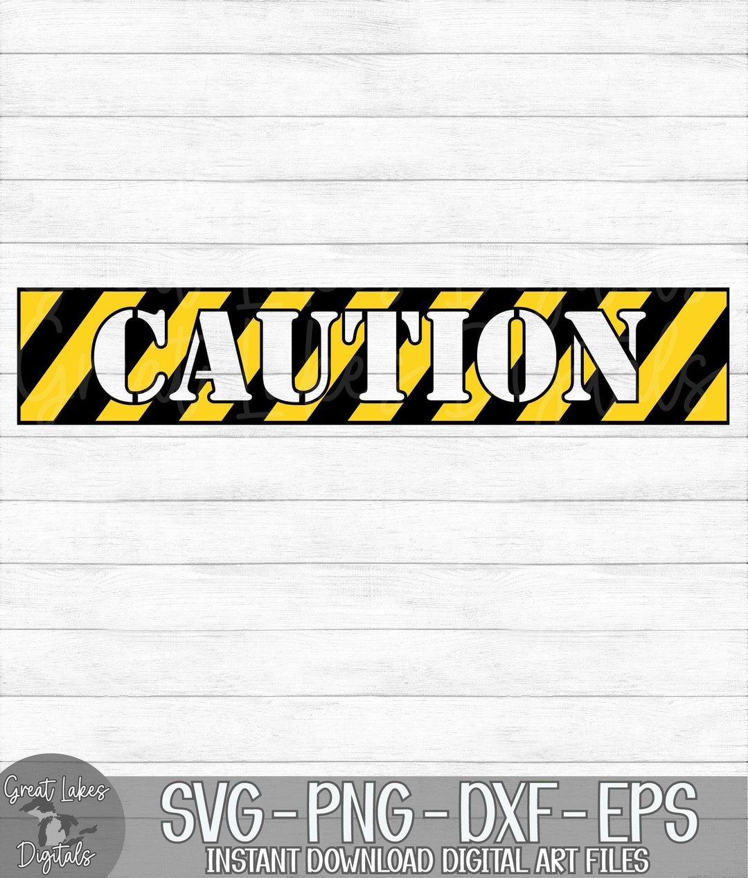 Caution Tape - Instant Digital Download - Svg, Png, Dxf, and Eps Files ...